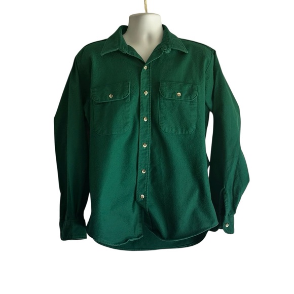 Field & Stream | Shirts | Field Stream Forest Green Button Down Flannel ...